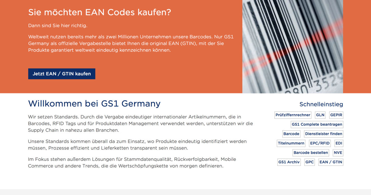 Agiler Design-Relaunch für GS1 Germany | mehrwert
